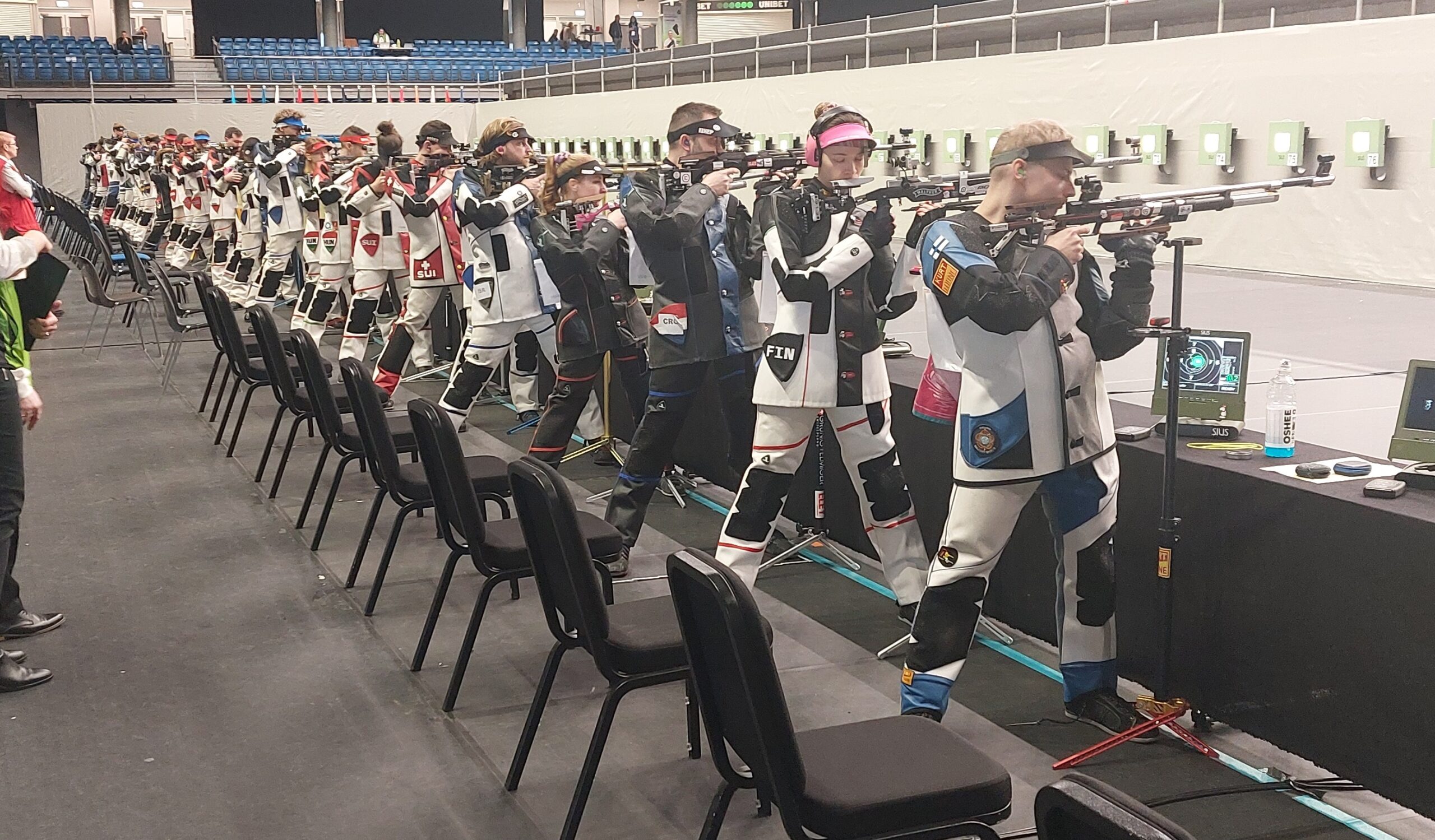 EM 2023 Tallinna, Viro. 10m kivääri mixed team karsinta. Suomi ...